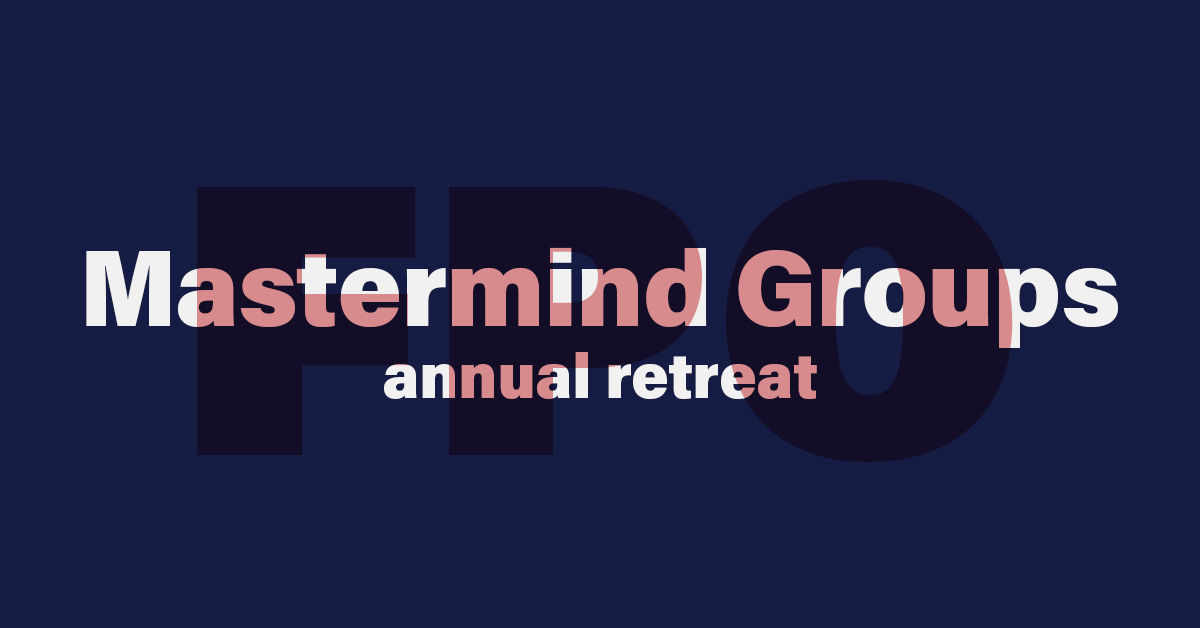 Mastermind Groups annual retreat | Rightworks