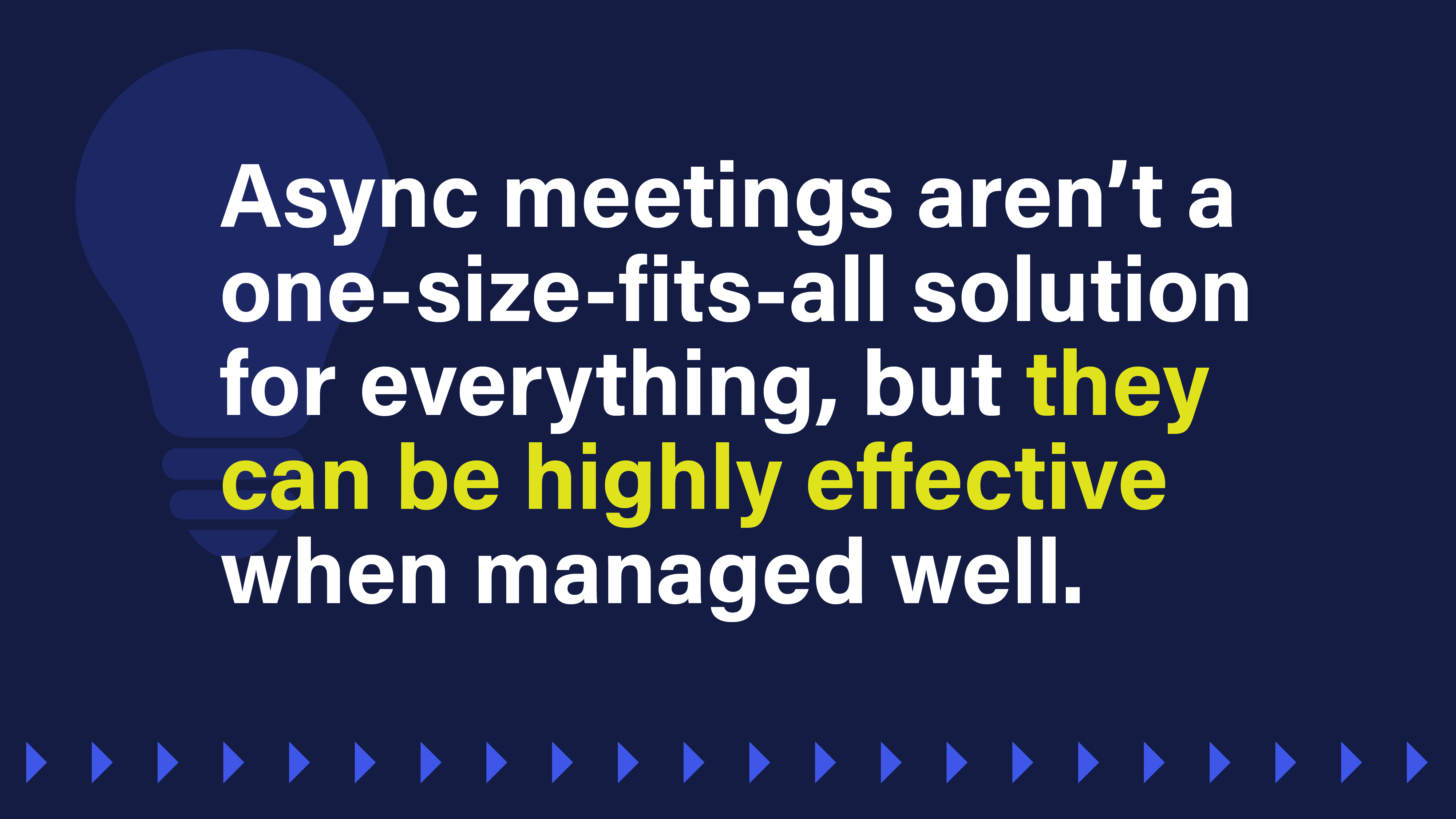 Async meetings: Best practices for running them | Rightworks