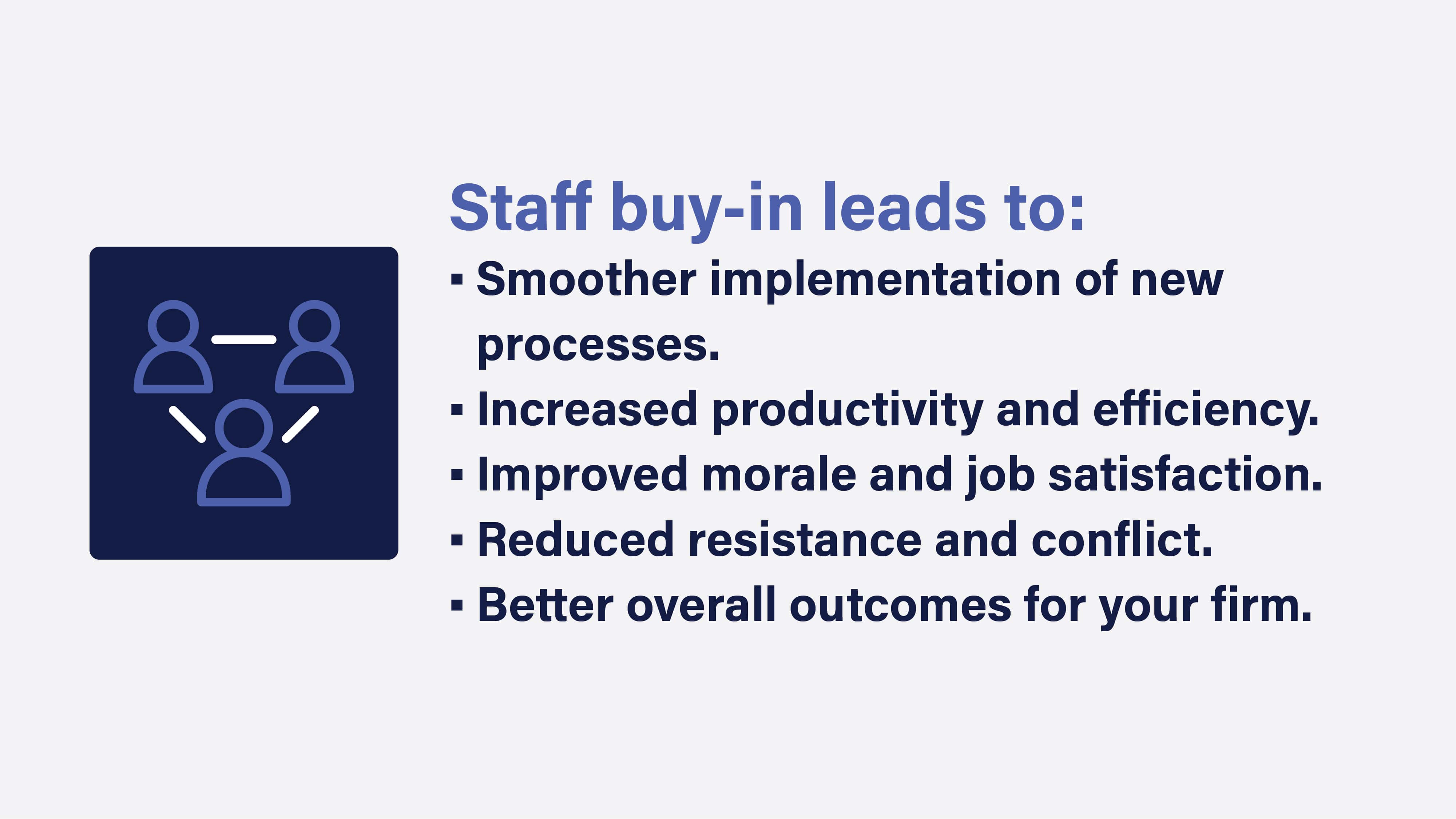 Change management model: How to get staff buy-in | Rightworks